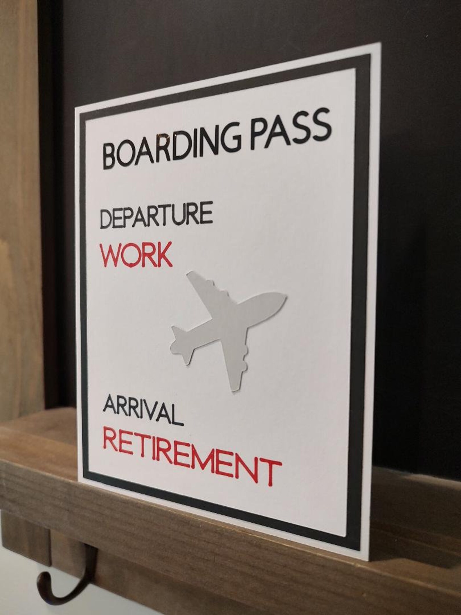 Happy Retirement Card, Boarding Pass, Funny Retirement, Retire ...