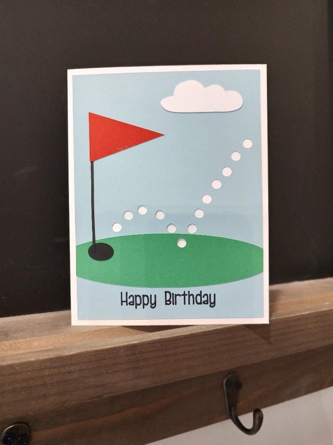 Birthday Father's Day Card for the Golfer Golf, Moving Golf Ball, Dad ...