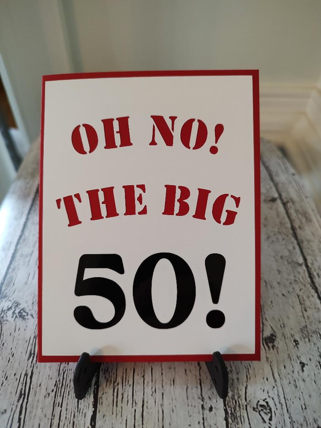 Funny 50th Birthday Card: Sarcastic Milestone Keepsake - Etsy