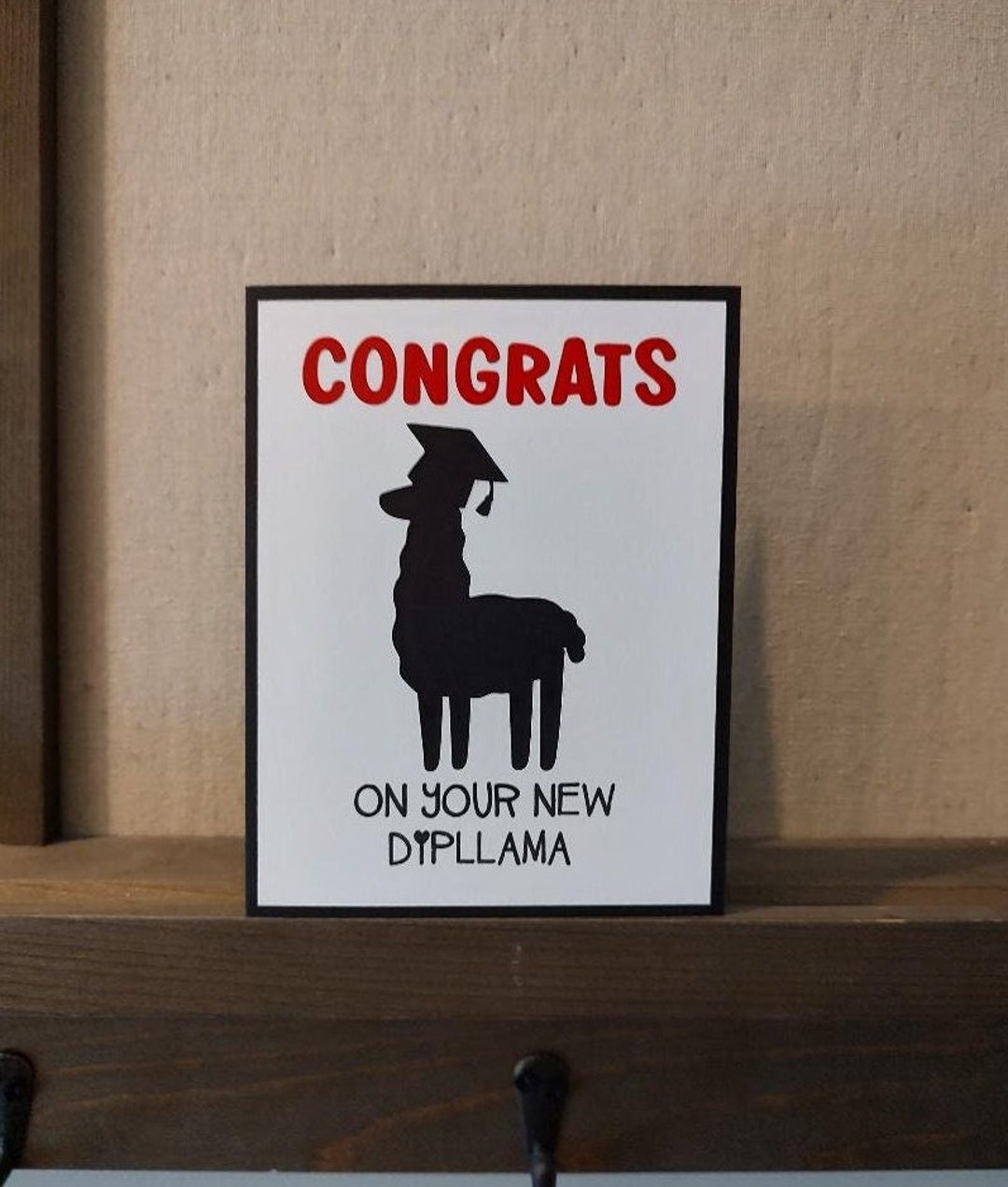 LLAMA Graduation Card, Congratulations, High School, College, Grad ...