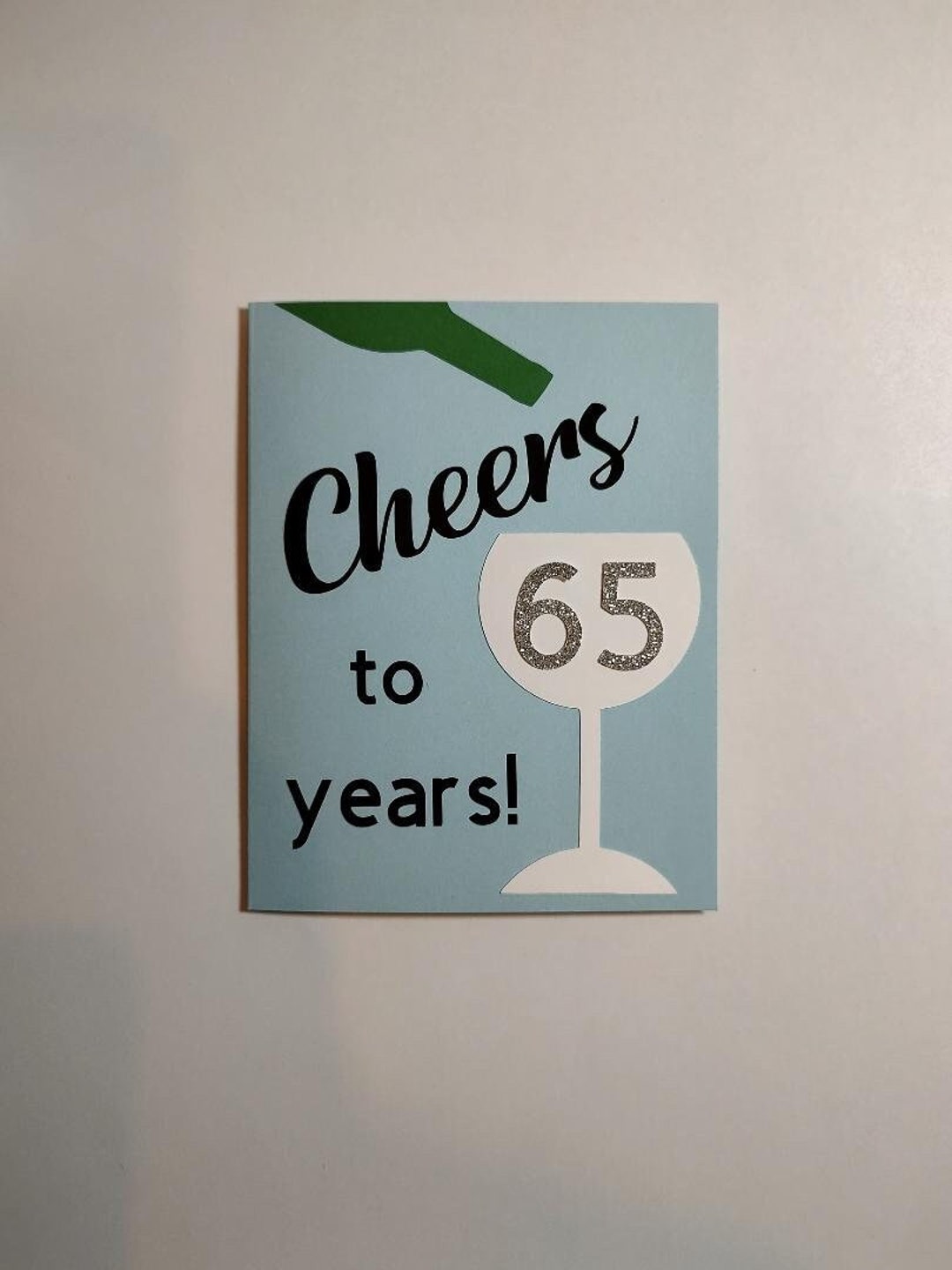 Birthday CHEERS TO YEARS Any Age Card Happy Birthday - Etsy