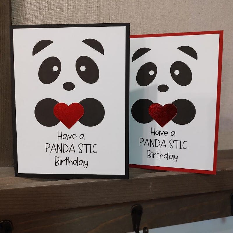 Bear Birthday Card - Etsy