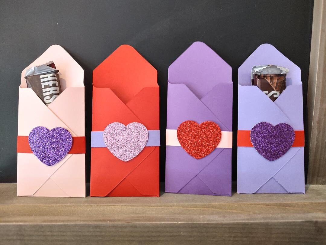 Chocolate Treat Holders, Chocolate Bar, Party Favor, Class Gift ...