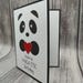 Handmade Panda Birthday Card: 'pandastic' With Red Heart, 2 Colors - Etsy