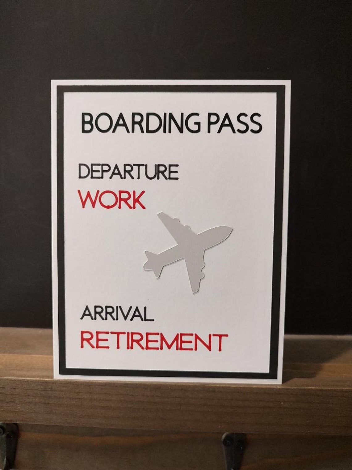 Happy Retirement Card, Boarding Pass, Funny Retirement, Retire ...
