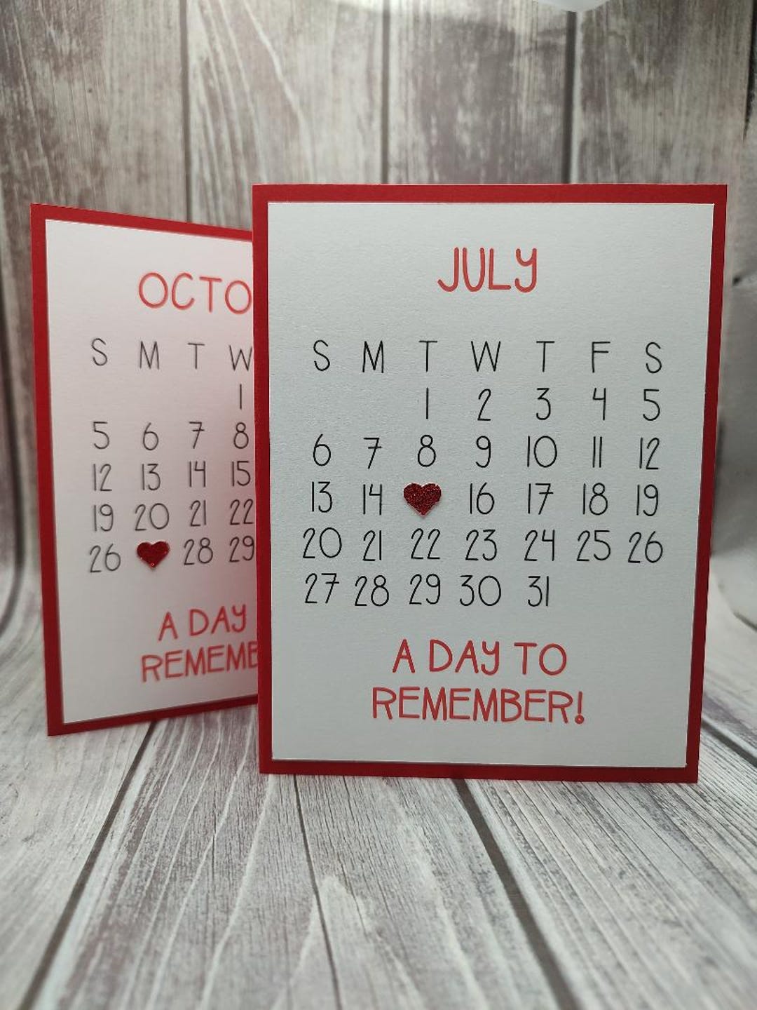 Personalized Birthday Calendar Card: Funny Age Card for Men & Women - Etsy