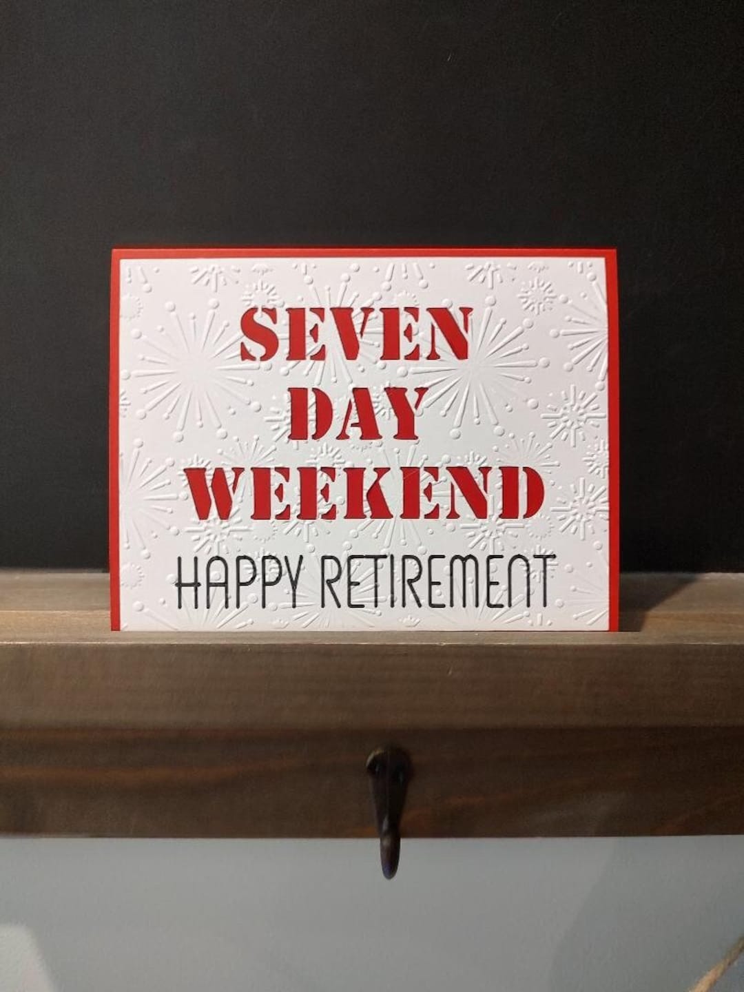 Happy Retirement Funny Card, 3 Colors, Retire, Congratulations, Seven ...