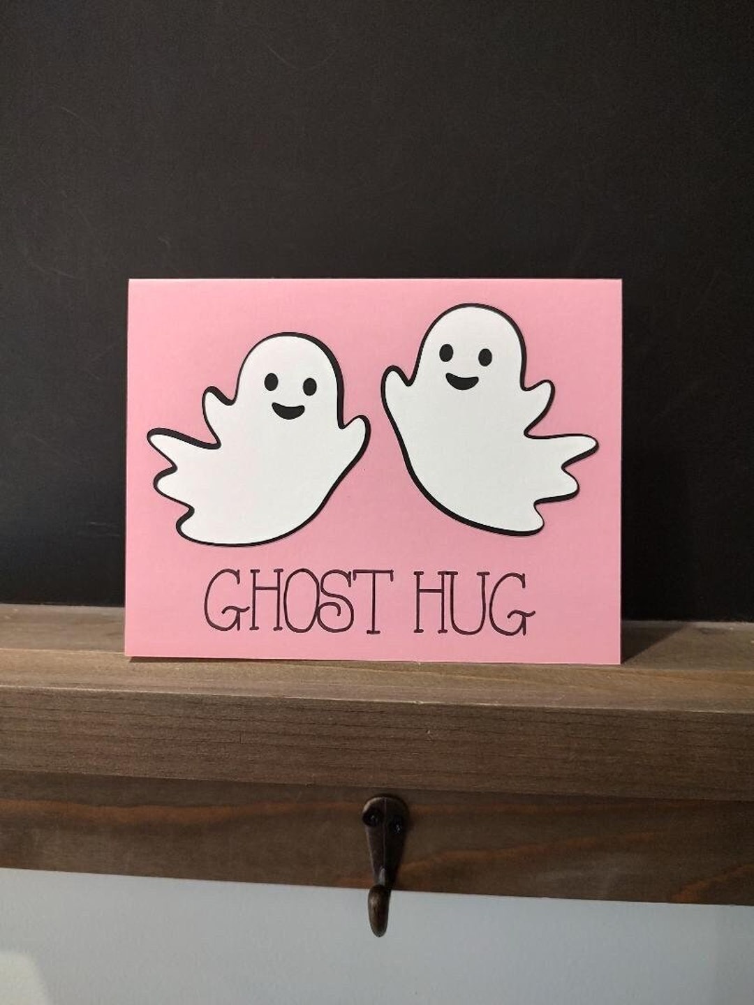 Ghost Hug Card: Thinking of You, Encouragement, 3 Colors - Etsy
