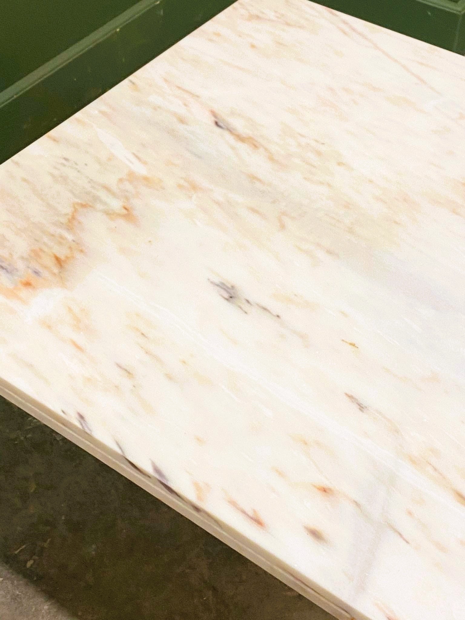 Vintage Blush Pink Marble Coffee Table, 1980s - Etsy