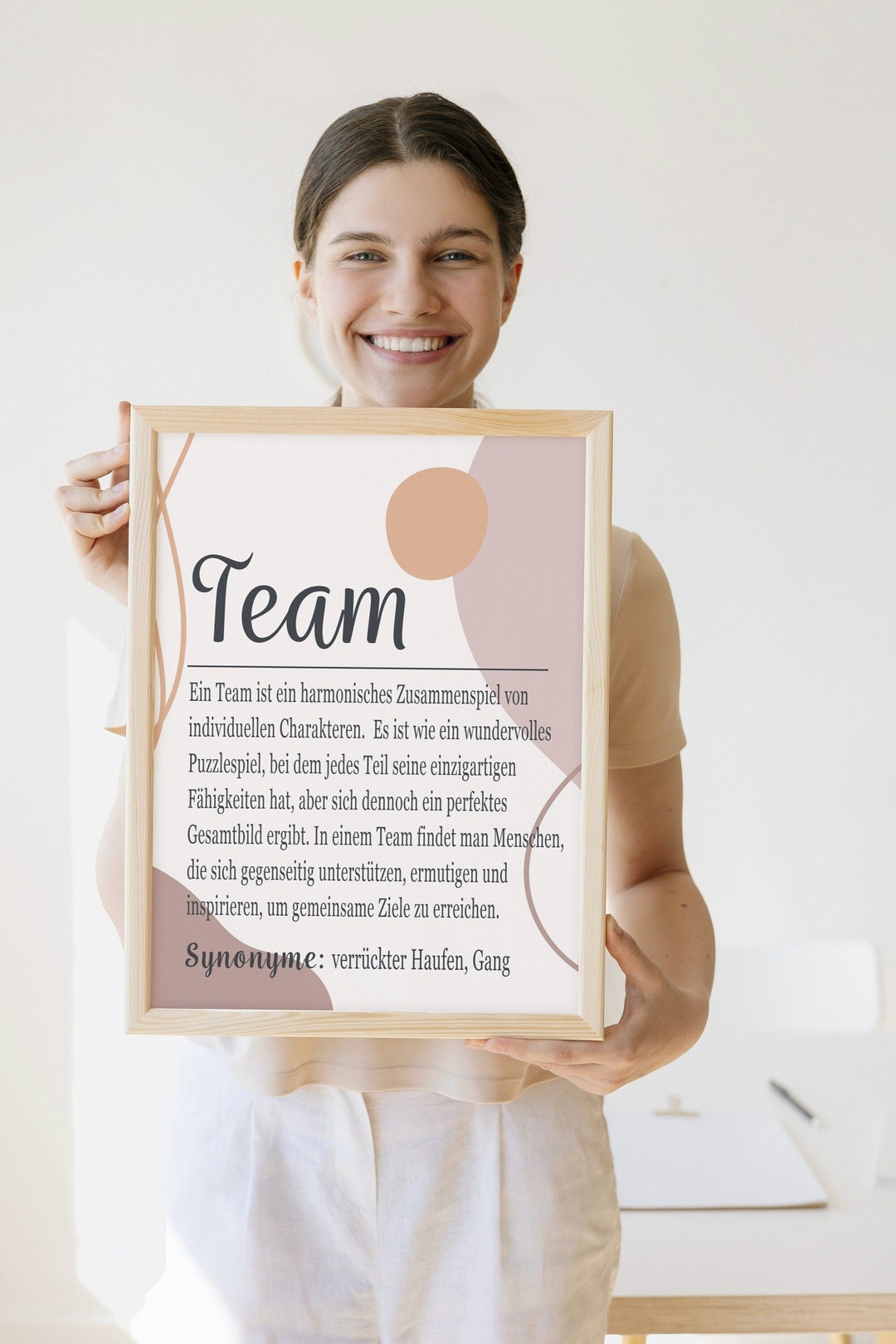 Team Boho Picture DIN A4 without Frame, Office Poster for Decoration ...