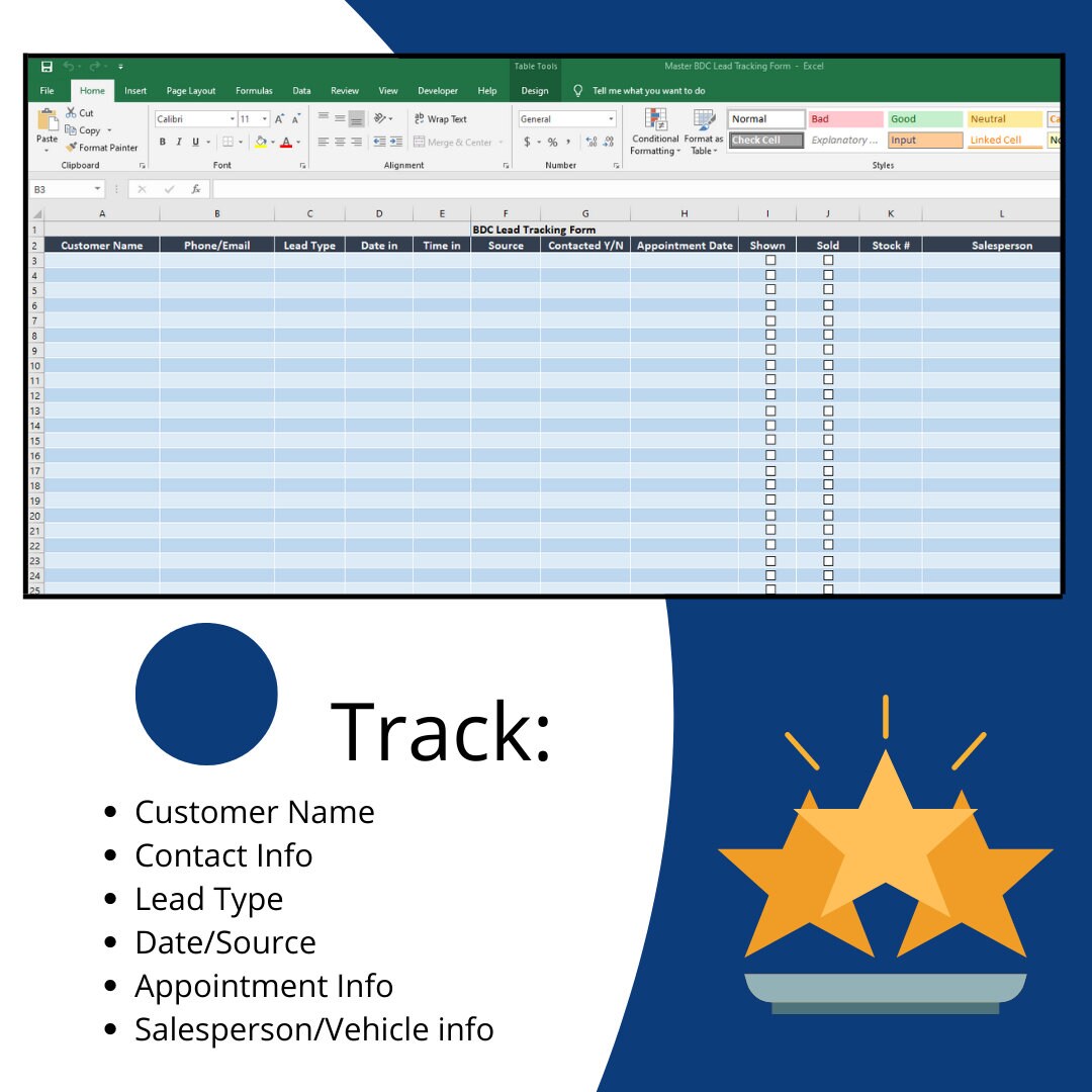 Digital Automotive Sales Lead Tracker | BDC Lead Tracker | Appointment ...