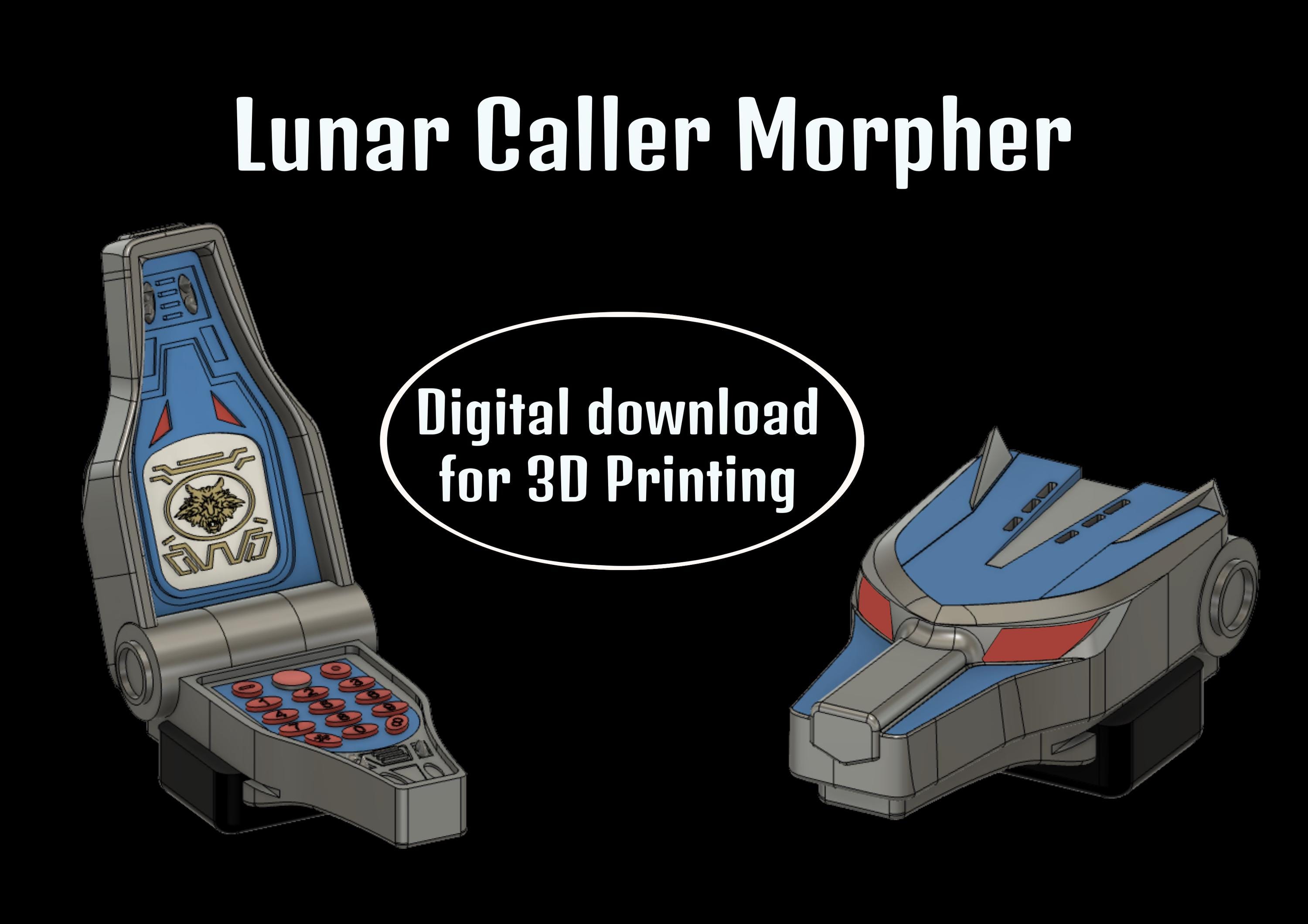 Lunar Caller Morpher - Power Rangers Wild Force (3D Printable Files) - Etsy