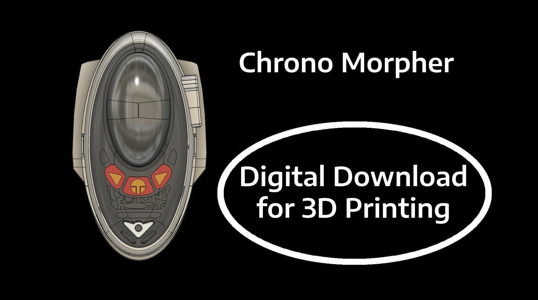 Chrono Morpher Power Ranger Time Force (3D Printable Files) - Etsy