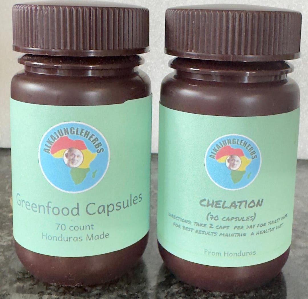 Chelation /green Food Combo Capsules - Etsy