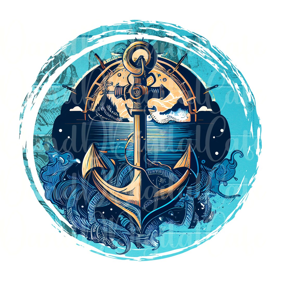Ancla Clipart PNG, Ancla Océano Clipart Png, Descarga Instantánea ...
