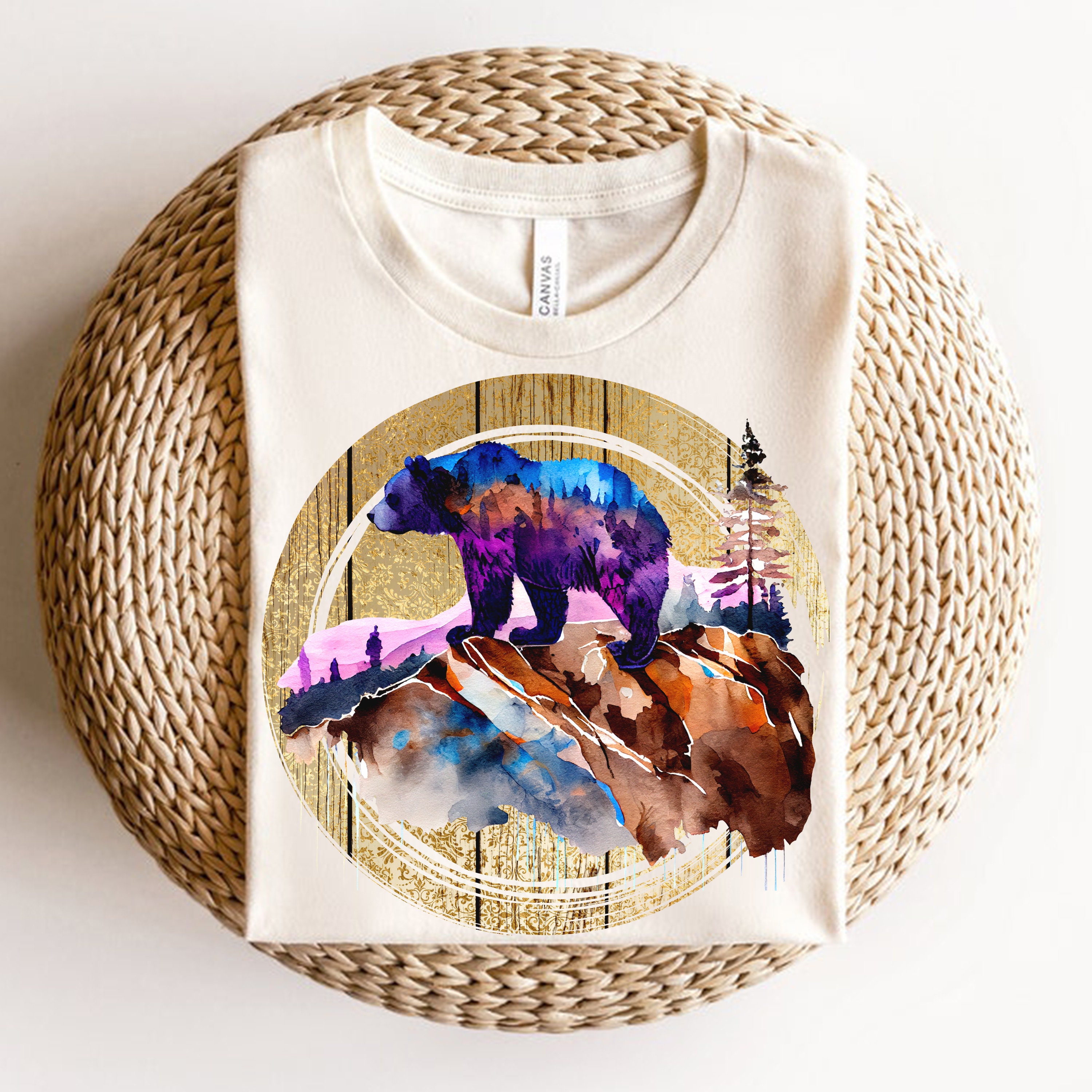 Bear Sublimation PNG Watercolor Instant Digital Download - Etsy