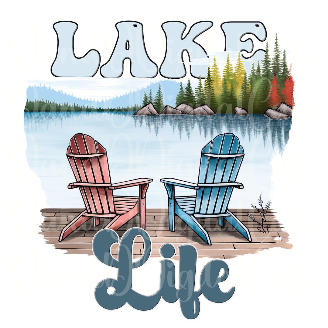 Lake Life PNG, Retro PNG, Summer Sublimation PNG, Camping Png, Vacation ...