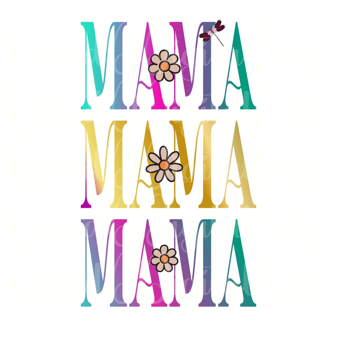 Mamá Retro Flor PNG / Sublimación Png / Mamá Png / Retro Png / - Etsy ...