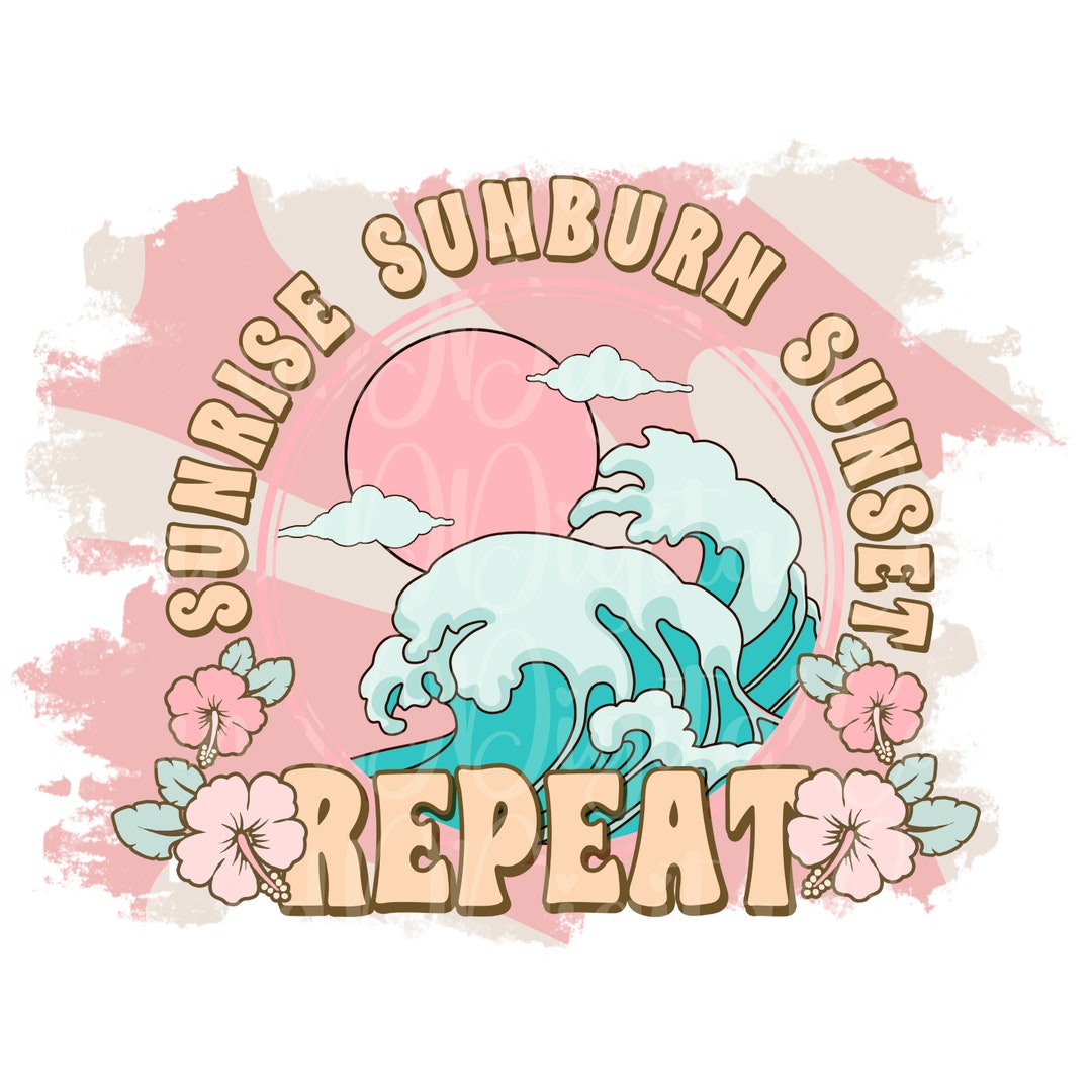 Sunrise Sunburn Sunset Clipart Png, Beach Background, Summer Flowers ...