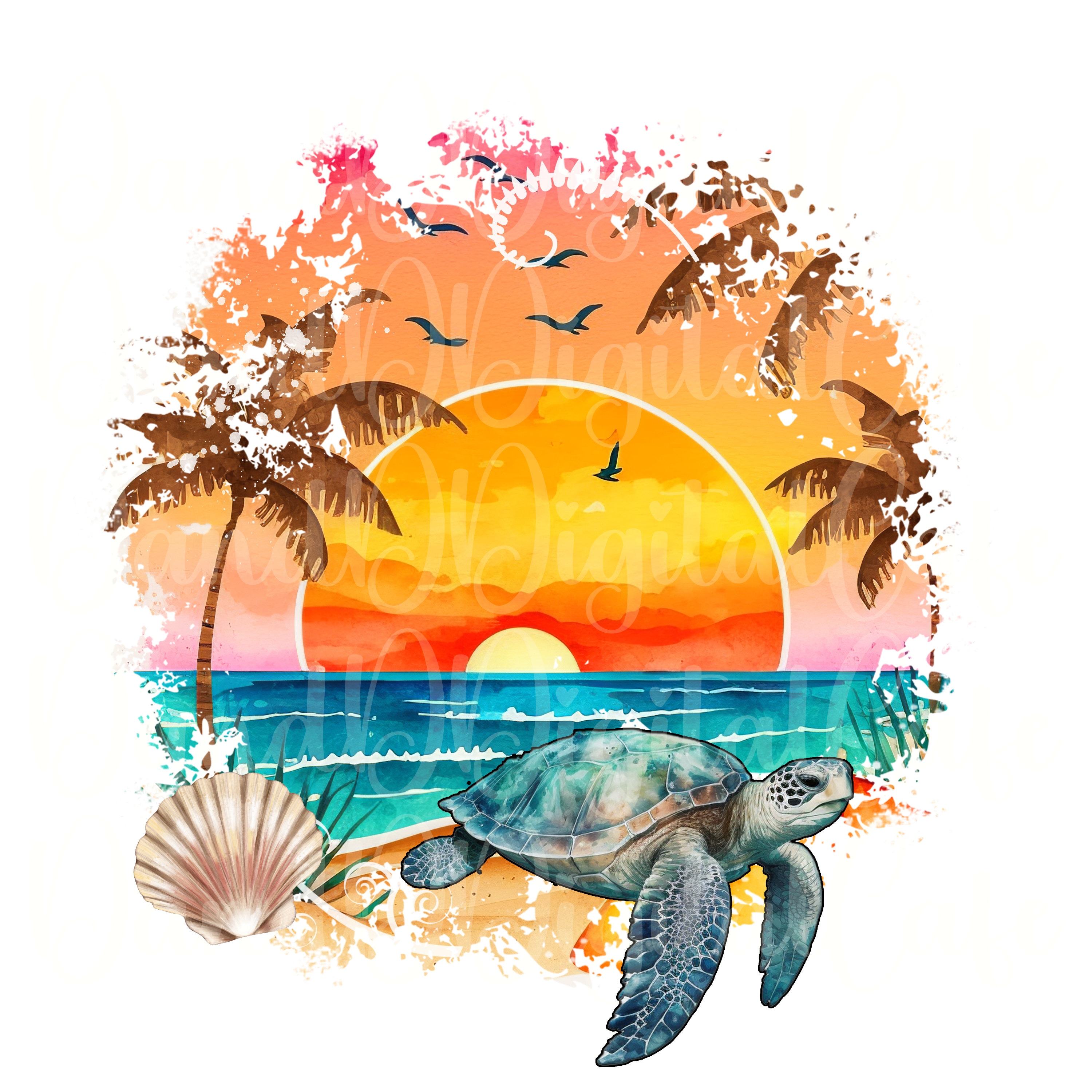 Verano Retro Sublimación PNG, Playa PNG, Diseño de Sublimación de Playa ...