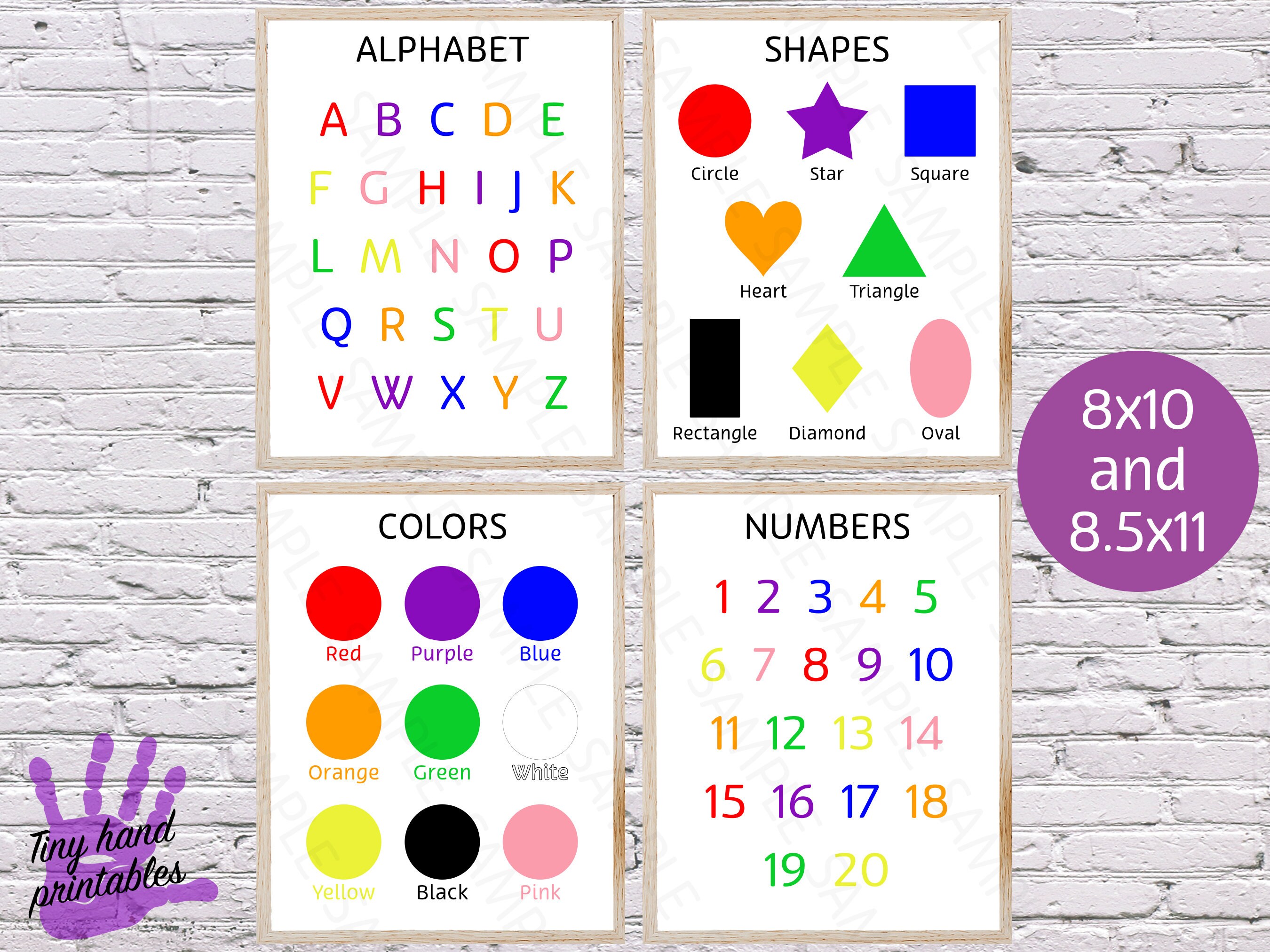 Learn and Play Signs - Super Pack | Instant Download | Toddler Playroom ...