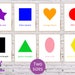 Colors and Shapes Signs Instant Download Great for Playroom, Home ...