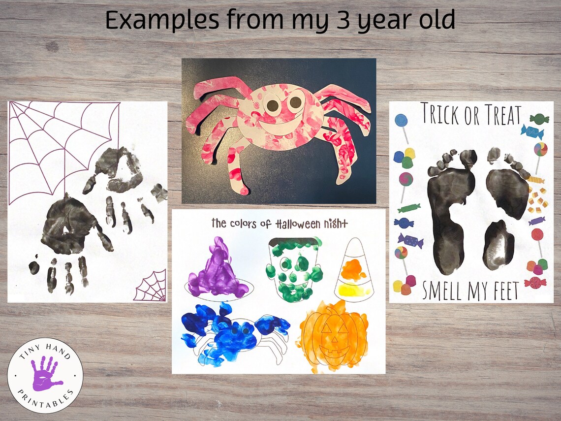Halloween Super Pack of 8 Toddler Crafts and Keepsakes - Etsy Canada