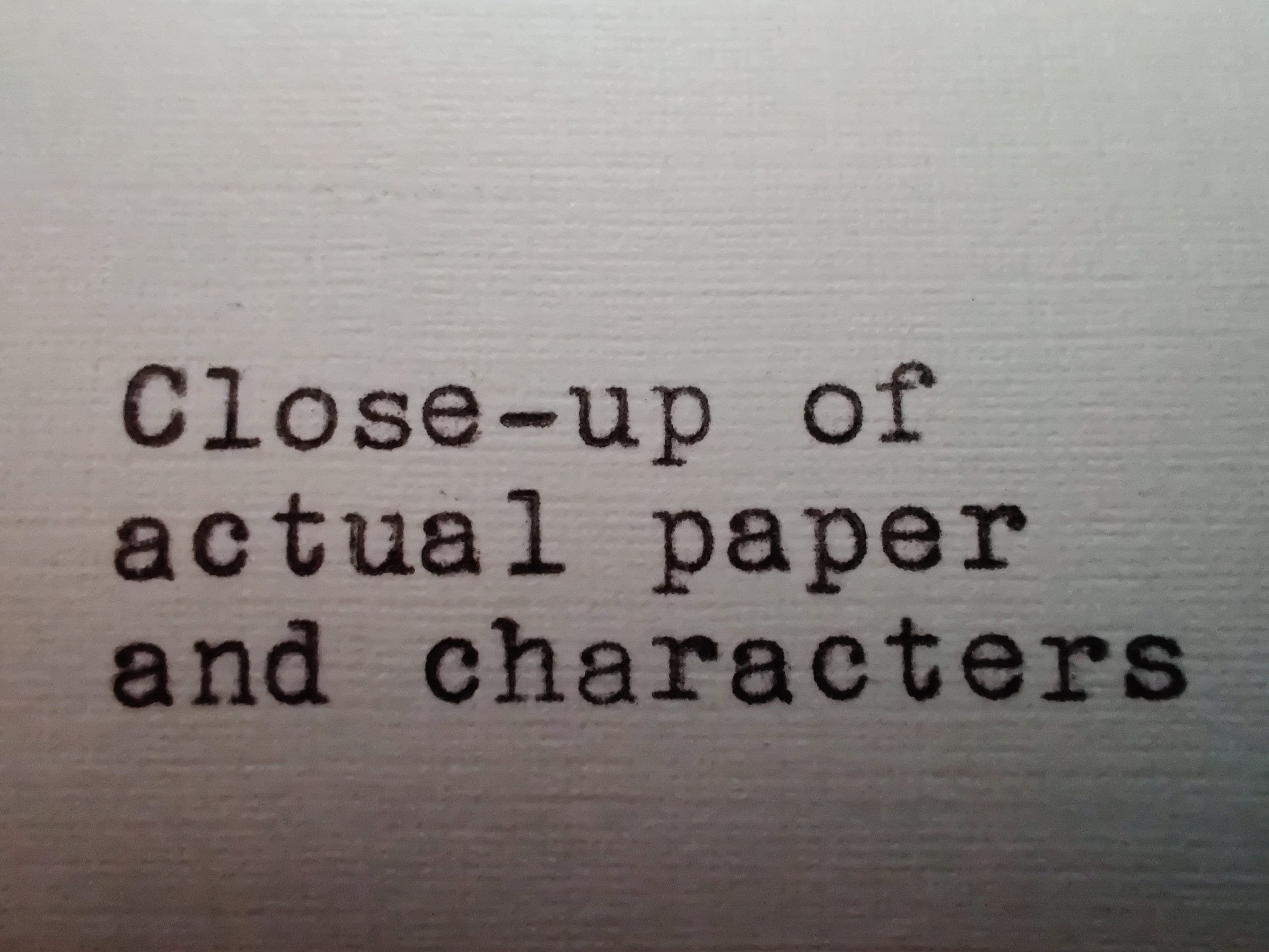 Custom Typewritten Document - Etsy