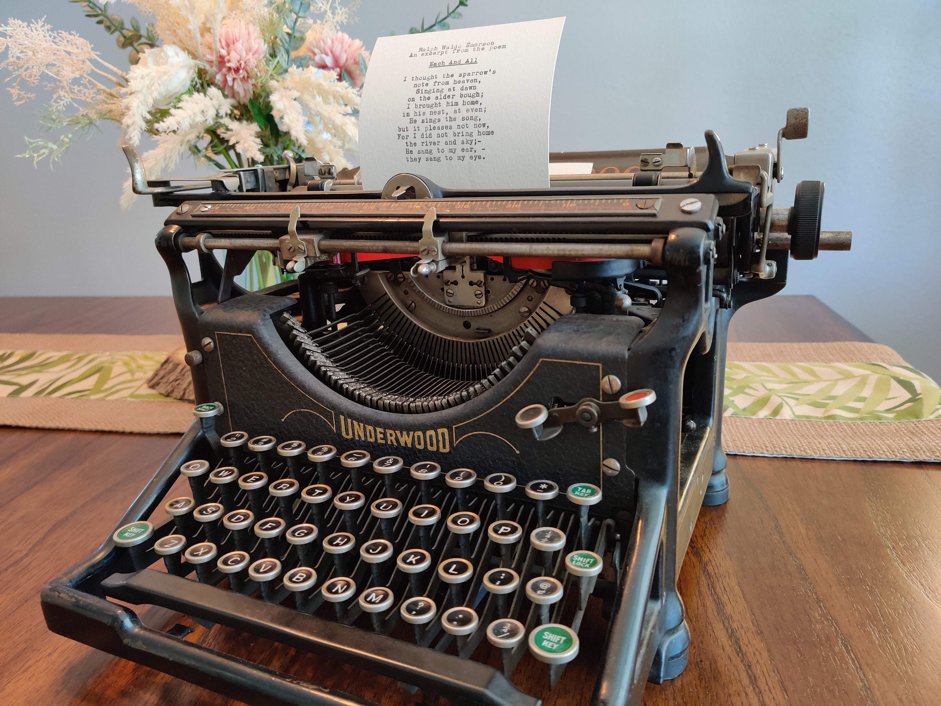 Custom Typewritten Document - Etsy