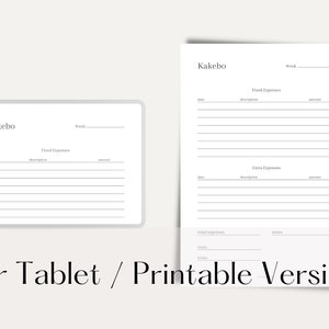 Kakebo, Instant Download, Printable, PDF Kakebo, Download Immediato ...