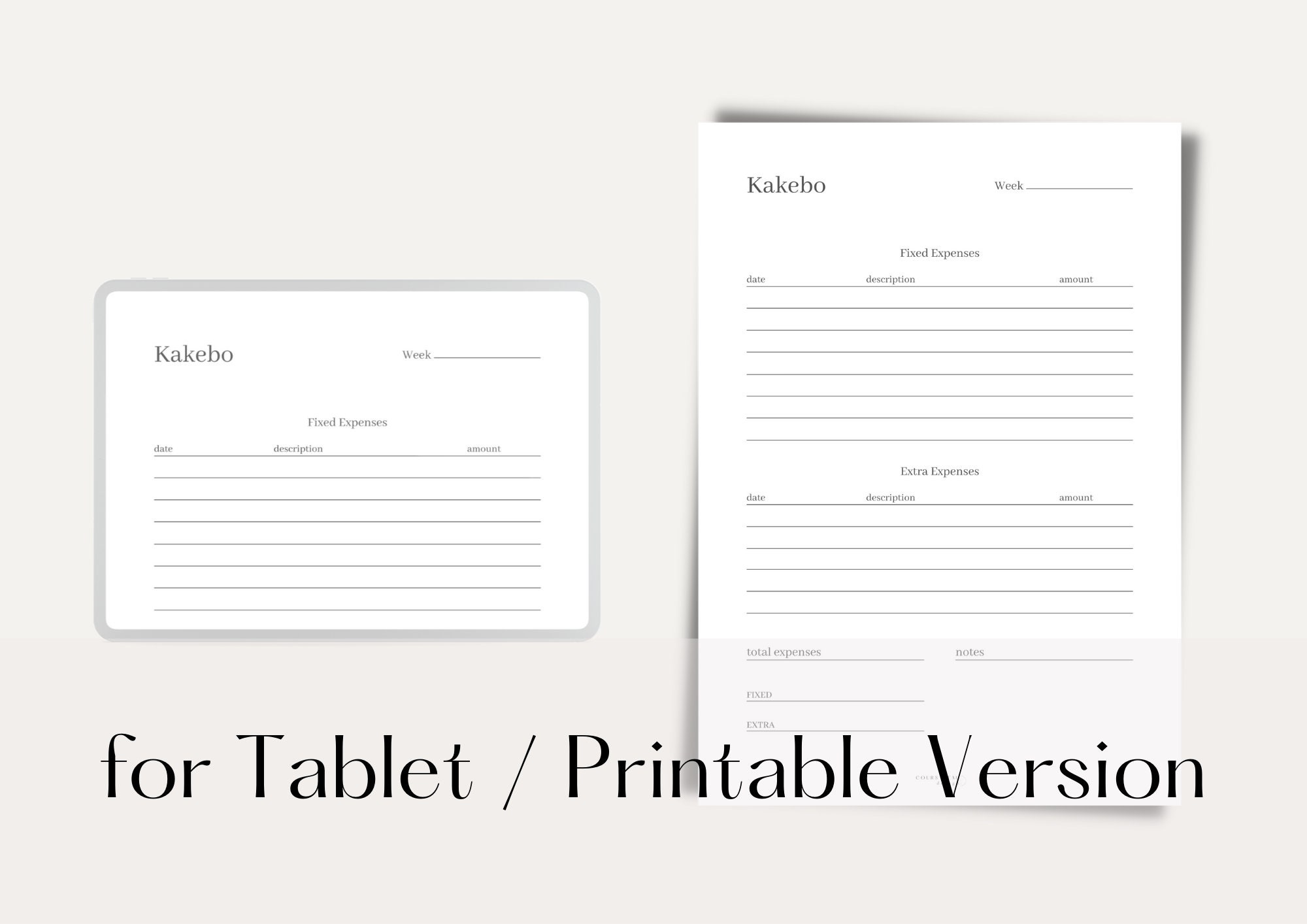 Kakebo, Instant Download, Printable, PDF Kakebo, Download Immediato ...