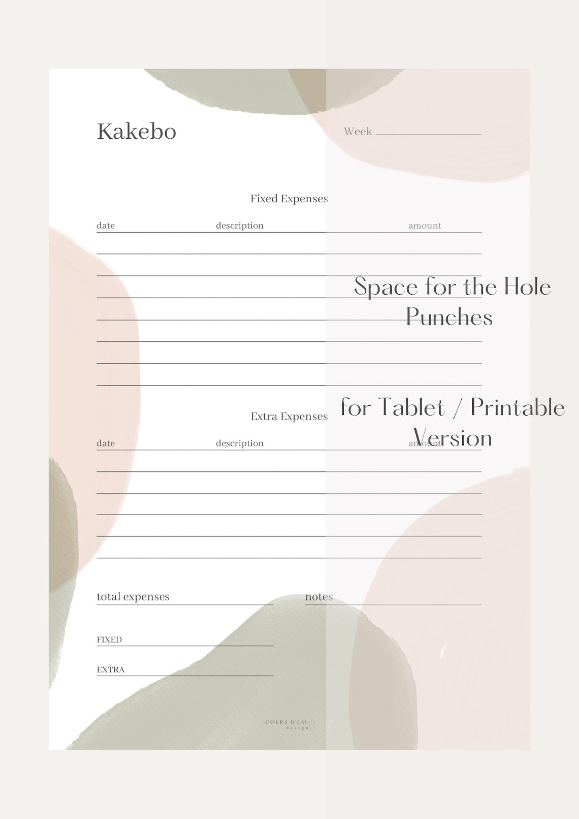 Kakebo, Instant Download, Printable, PDF - Kakebo, Download Immediato ...