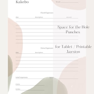 Kakebo, Instant Download, Printable, PDF - Kakebo, Download Immediato ...