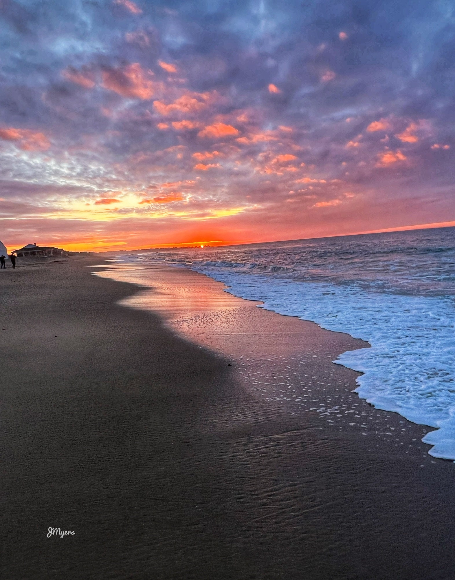 Digital Art Photo Print Ocean Rhode Island Beach Sunrise Misquamicut ...