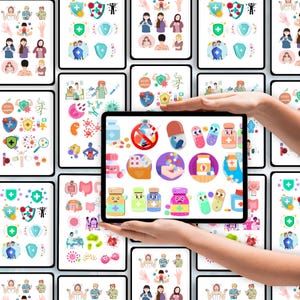 11580+ Medical Stickers Mega Bundle | Goodnotes Stickers | Nurse ...