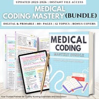 ICD-10 Coding Bundle: Flashcards, Cheat Sheets, Study Guides (digital ...