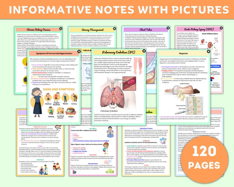 Critical Care Bundle Flashcards or Sticker & Fully Hyperlinked | Study ...