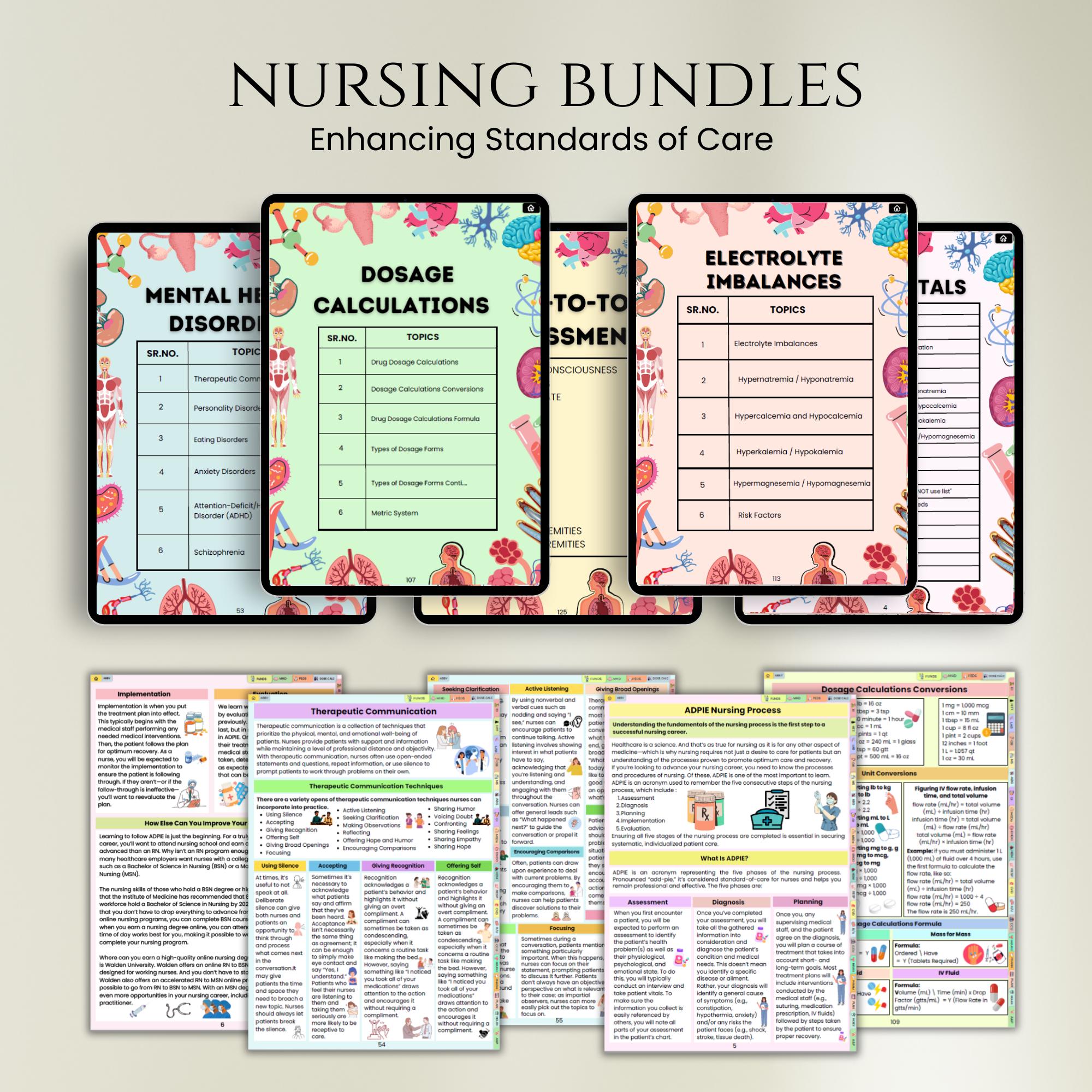 Comprehensive Nursing Guide Book | Physical Book for Nurse | Nursing ...