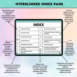 Mental Health Disorder Flash Cards 60 Pages | Study Guide | Nursing ...