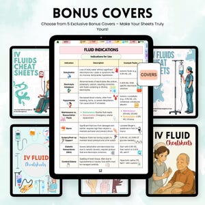 IV Fluids Cheat Sheets, 10+ Topics, Bonus Template, IV Therapy Guide ...