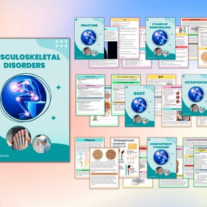 Muscular System 27 Pages | Medical Notes | Nursing Bundle | Muscle ...