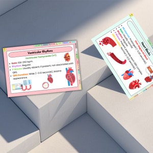 EKG Flashcards 249+ With Hyperlinked | Medical Nursing Study | Cardiac ...