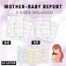 Mother Baby Report Sheet | 15 Pages Printable or Editable | Nurse ...