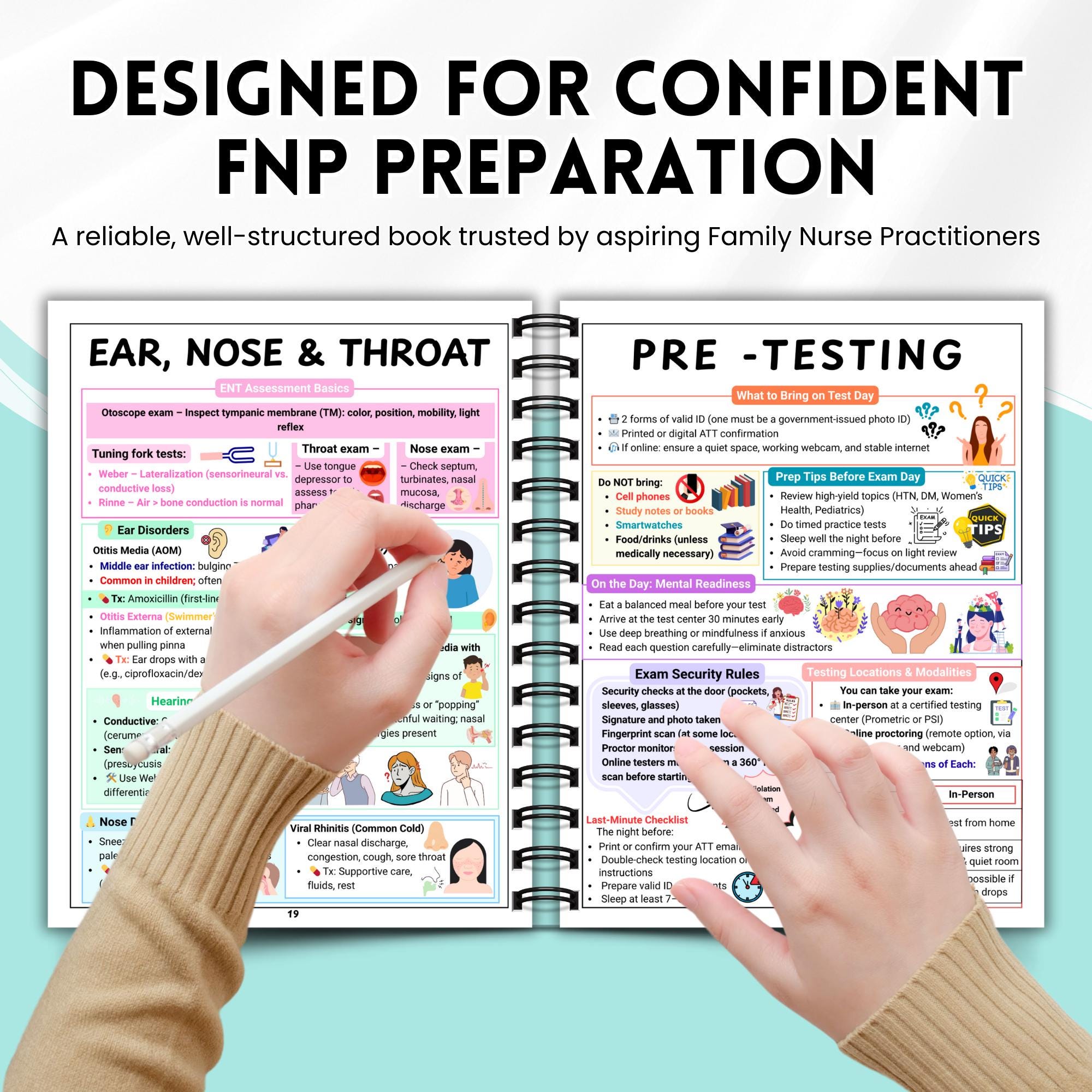 Family Nurse Practitioner Study Guide | FNP Physical Book | Nursing ...