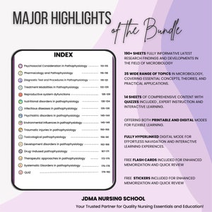 Pathophysiology Bundle With Flashcards, Quizzes, Stickers, Hyperlinked ...