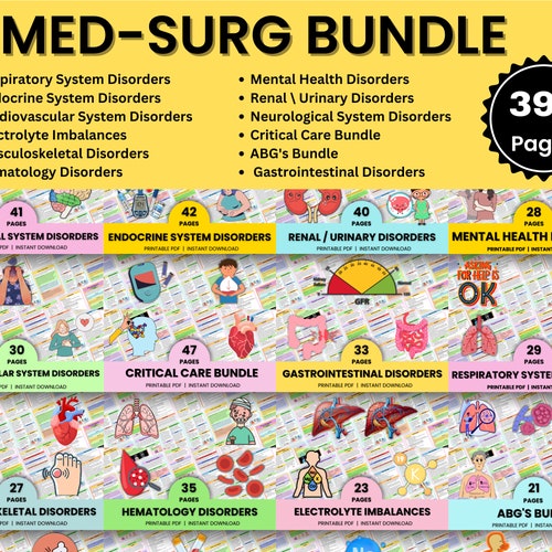 Pediatrics Study Guide Bundle Nursing Student Notes 87 - Etsy