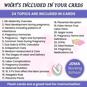 Ob-maternity Flashcards Hyperlinked | Nursing OB Note | Maternity Study ...