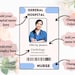 Editable Hospital Staff ID | Doctor ID Badge | Doctor Badge Id ...