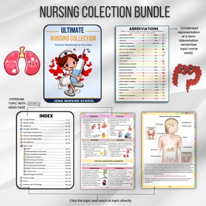 Nursing School Book Ultimate Nursing Collection Study Notes UPDATED ...