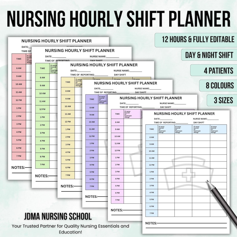 Night Shift Planner - Etsy